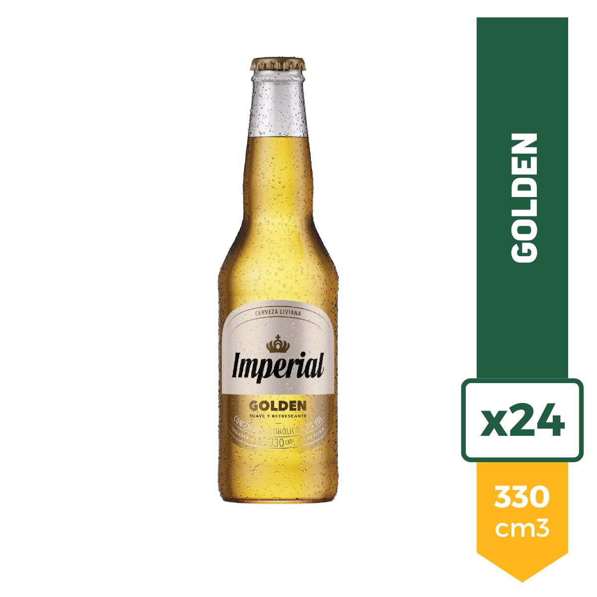 Cerveza Imperial Golden 330ml x24 – La Barra