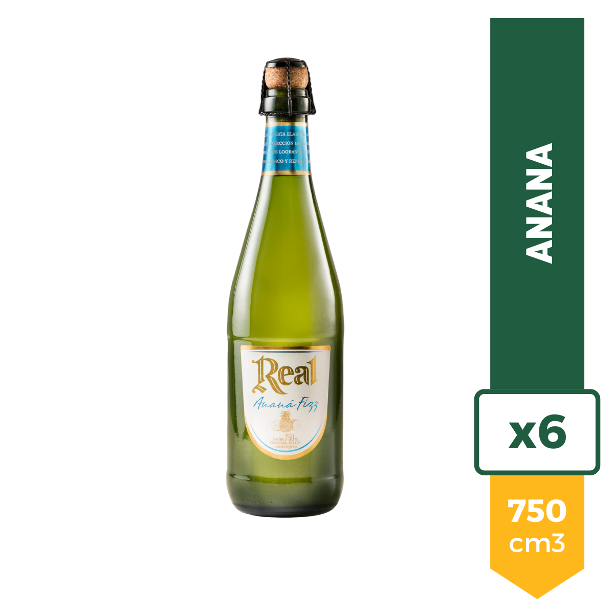 Anana Fizz Real 750ml x6 – La Barra