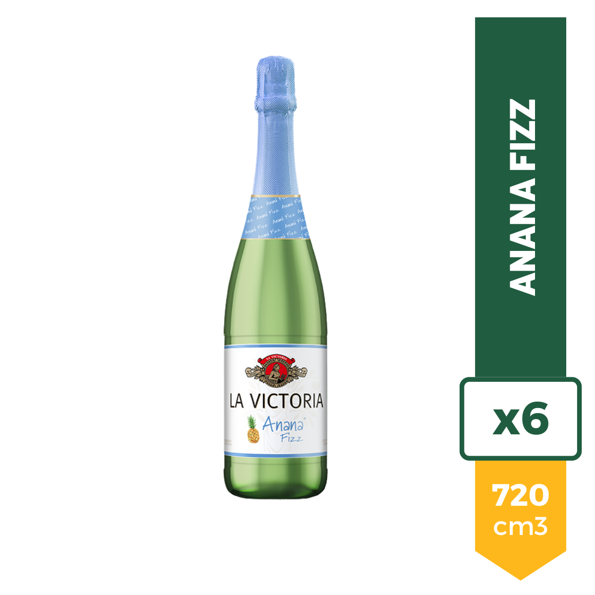Ananá Fizz La Victoria 720ml x6 – La Barra