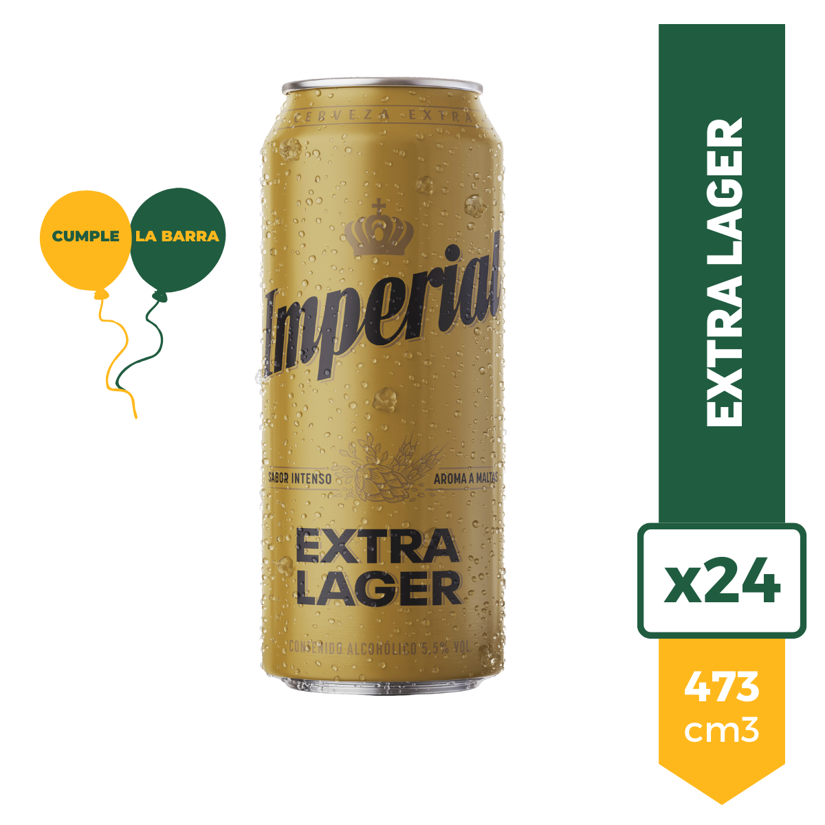Cerveza Imperial Lager 473ml x24 – La Barra