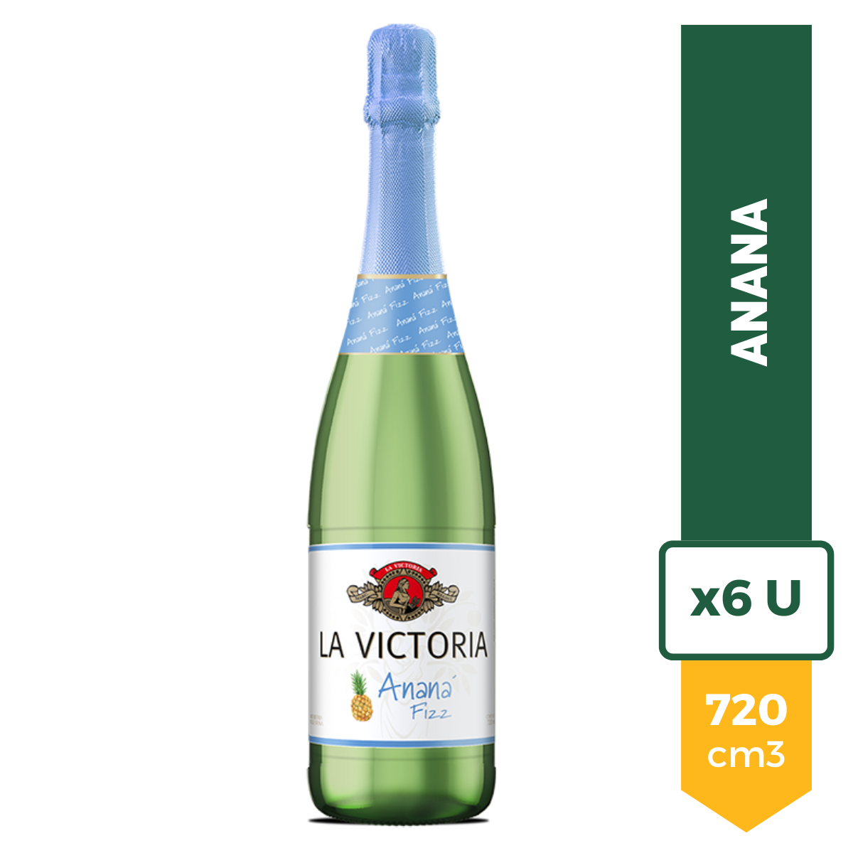 Ananá Fizz La Victoria 720ml x6 – La Barra
